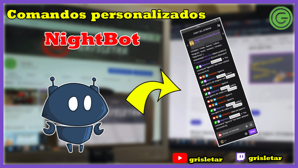 Comandos NightBot | Dale tu toque personal